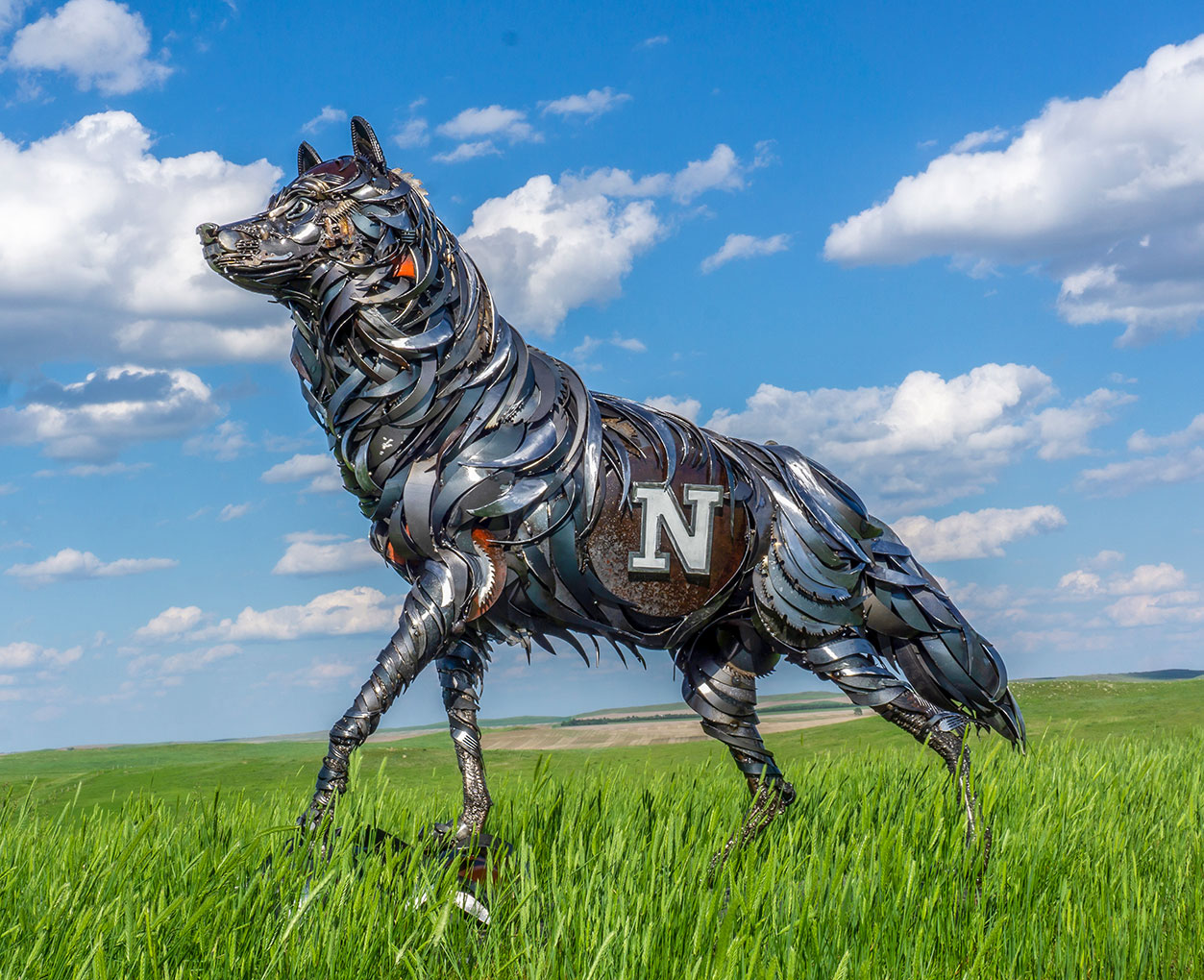 NSU Unveils Iconic Wolf Sculpture | Aberdeen Magazine